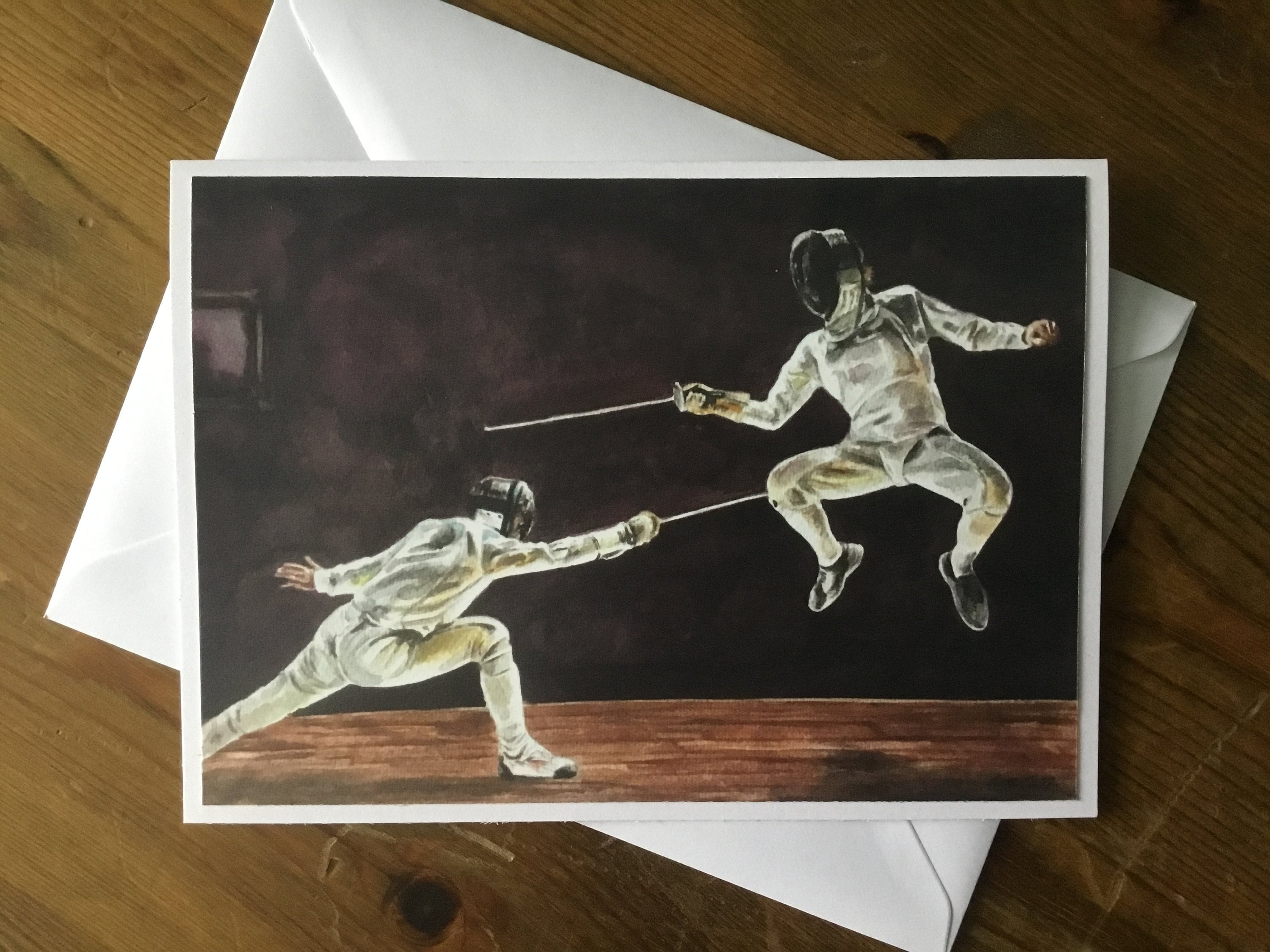 Fencing Epee Art