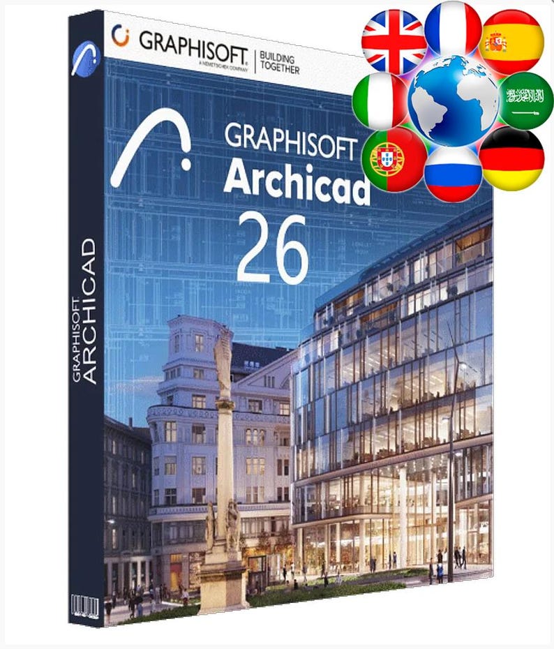 Graphisoft Archicad 26 | Architectural BIM - CAD | Windows - Etsy