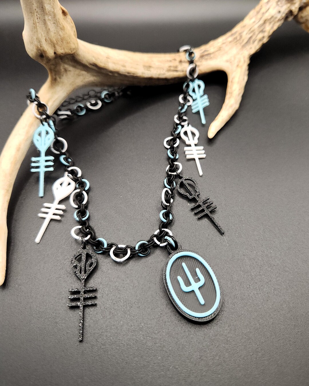Twenty One Pilots Inspired Scaled and Icy Necklace – TØP Fan Jewelry ...