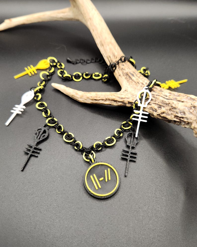 Twenty One Pilots Inspired Trench Necklace – TØP Fan Jewelry – Handmade ...