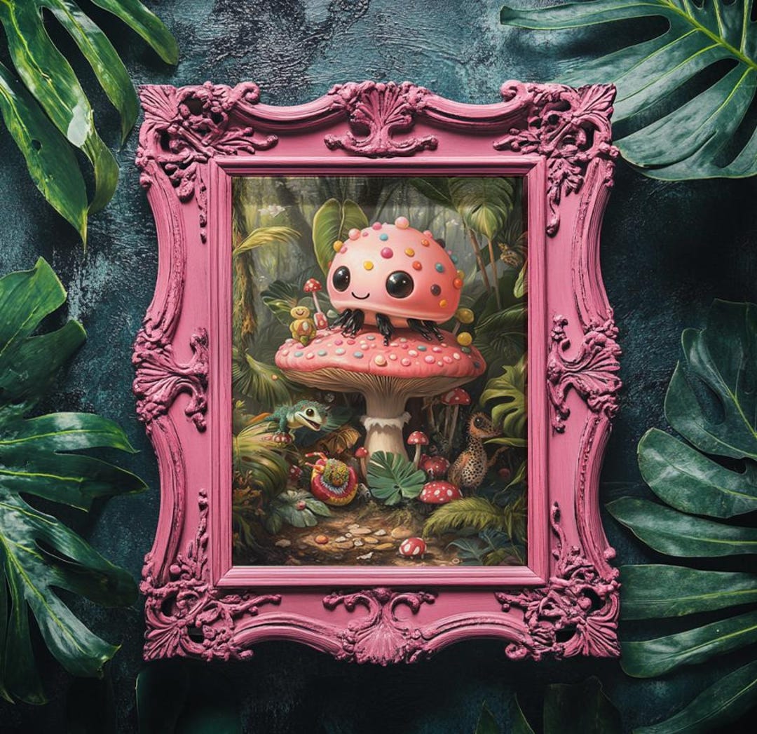 Cryptid of Cute, Sweet Kawaii Ladybug, Candyland-theme Donut Sprinkles ...