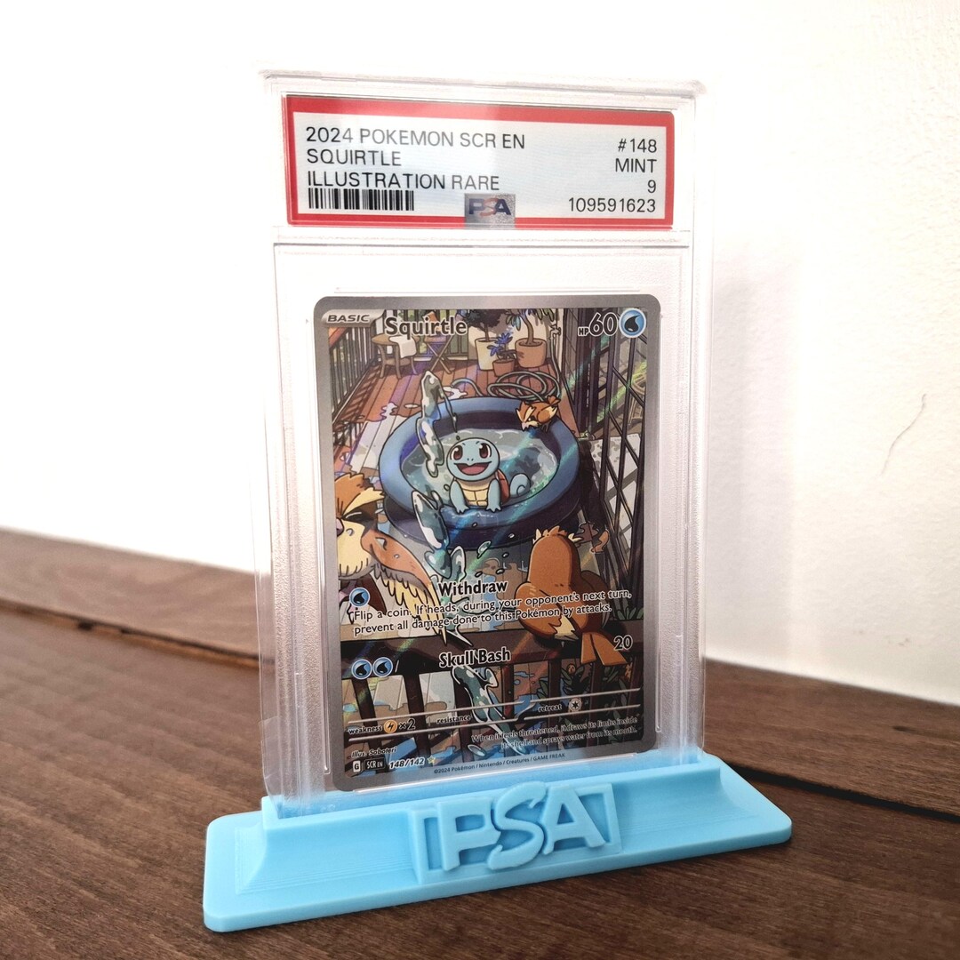 PSA Blue Trading Card Slab Holder / Display Stand - Etsy