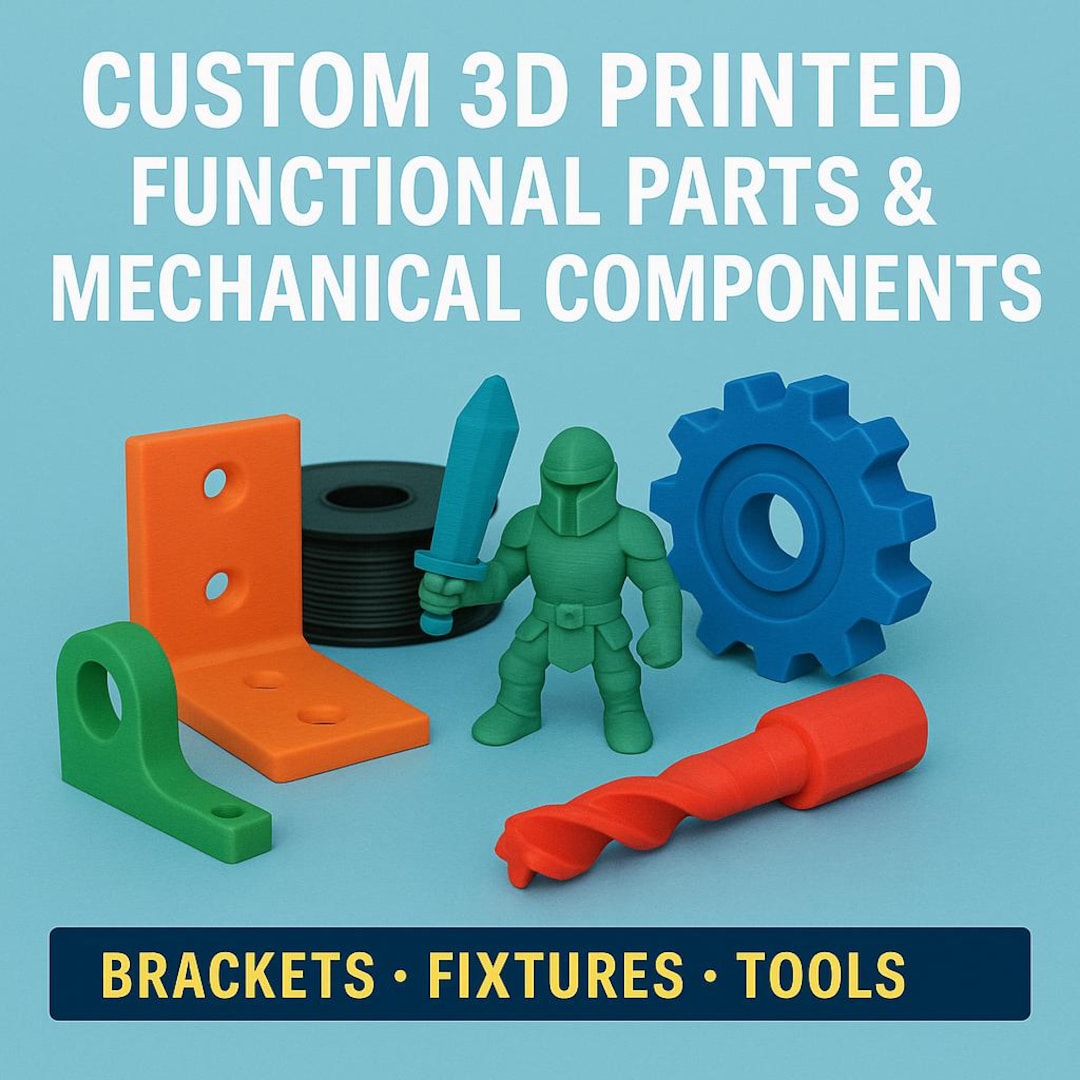 Custom 3D Printed Functional Parts & Mechanical Components - Brackets ...