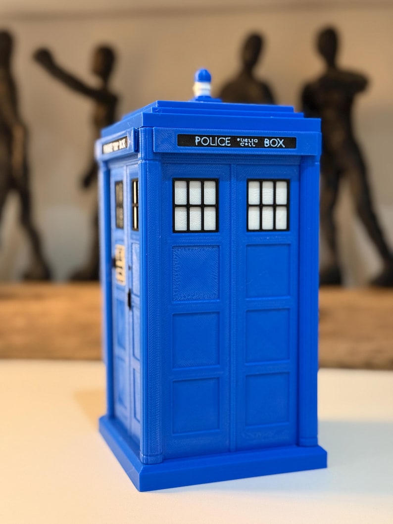 Tardis Storage Box, 3D Printed Doctor Who Decor, Police Box Organizer ...