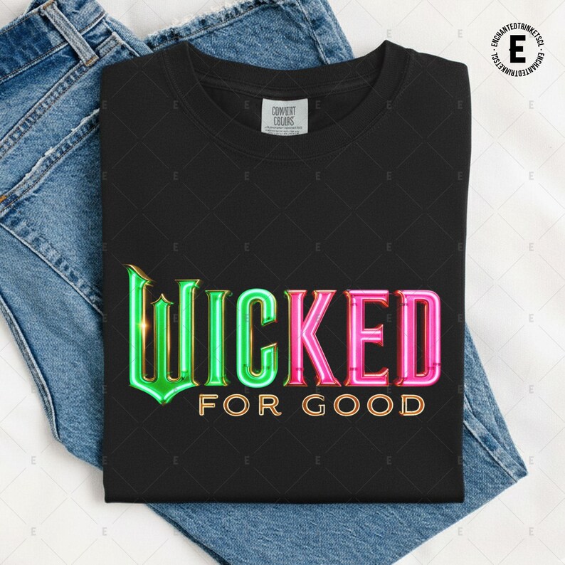 Wicked Neon Logo PNG, Wicked for Good Neon Logo PNG, Neon Wicked Sign ...