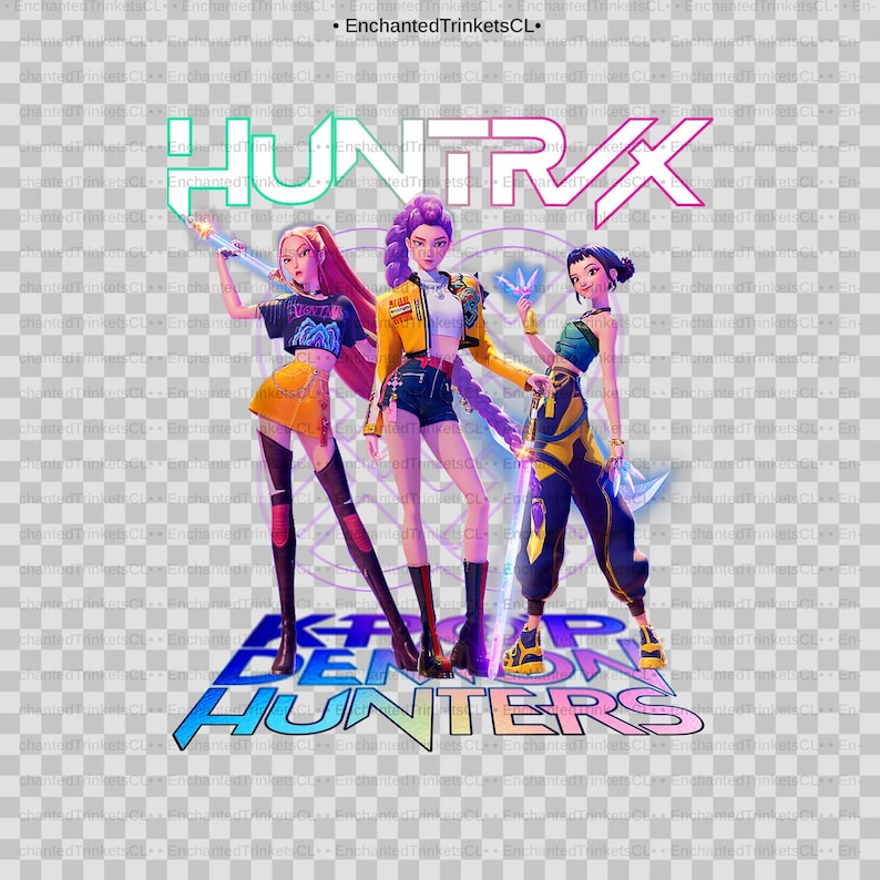 Huntrix Kpop Demon Hunters PNG, Huntrix Png, Huntrix Girls, Kpop Demon Inspired Movie, Girl ...