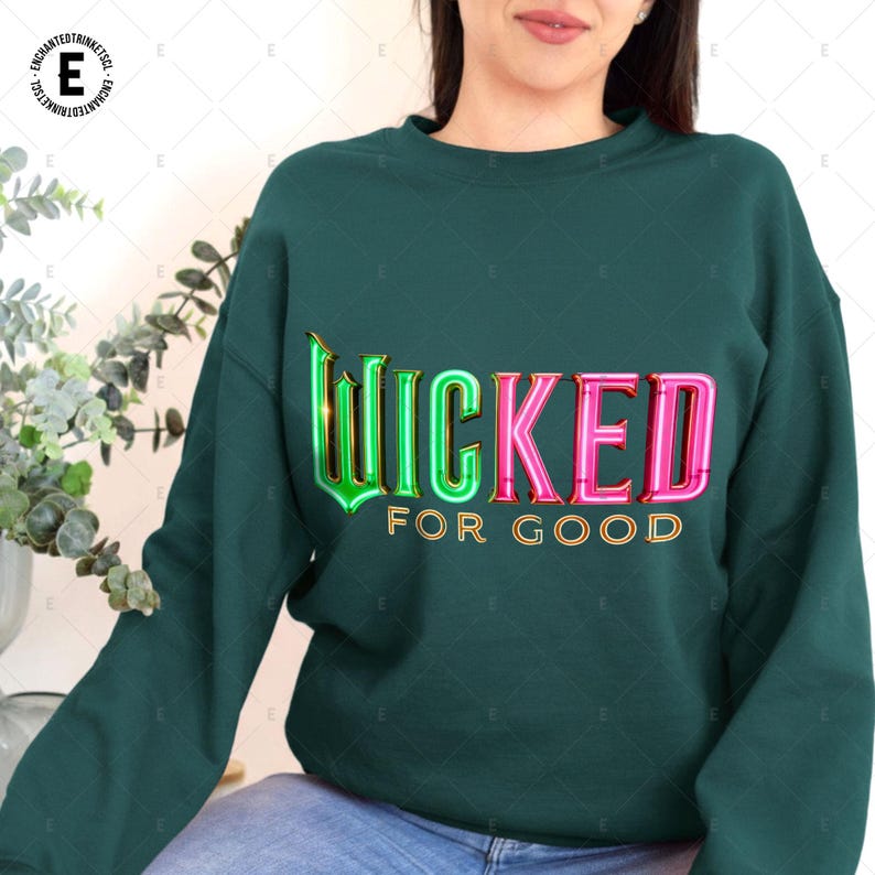 Wicked Neon Logo PNG, Wicked for Good Neon Logo PNG, Neon Wicked Sign ...