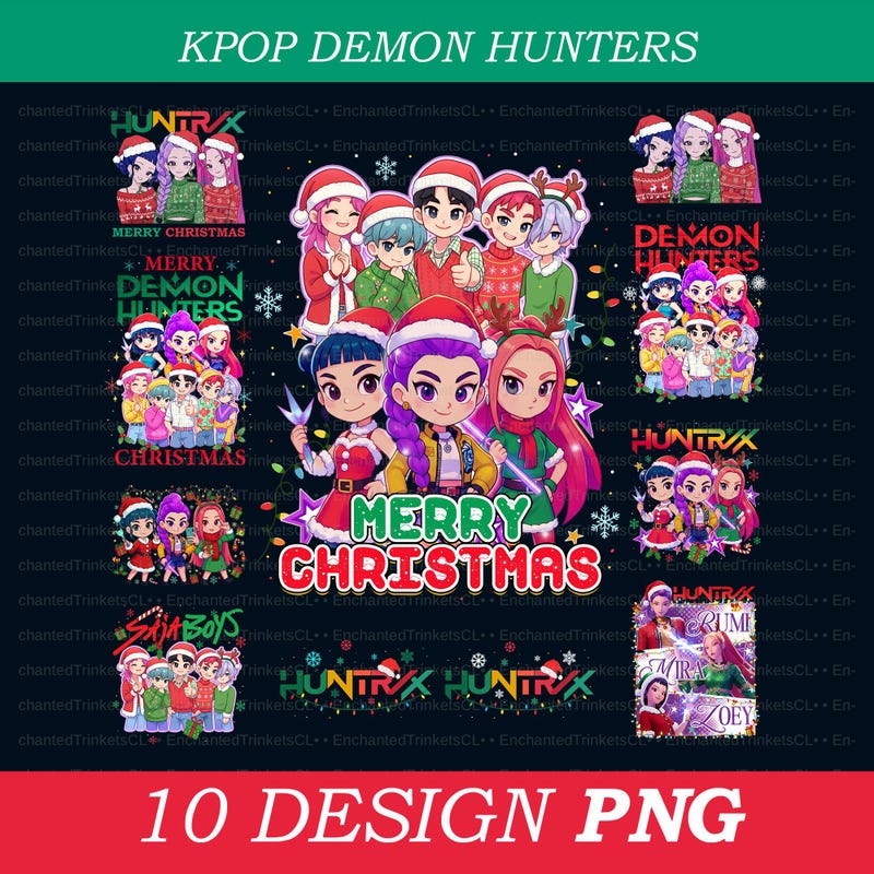 Huntrix Kpop Hunters Xmas - Etsy