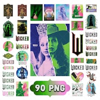Custom Name Wicked Movie Png, Wicked Png, Defy Gravity Broomstick Magic ...