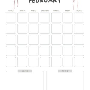 12 Month Calendar - Etsy