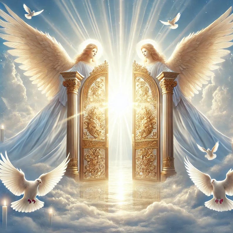 Heaven Background PNG: Memorial Digital Backdrop (digital Download) - Etsy