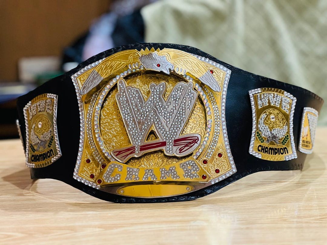 Custom World Heavyweight Wrestling Spinner Championship Belt - Handmade ...