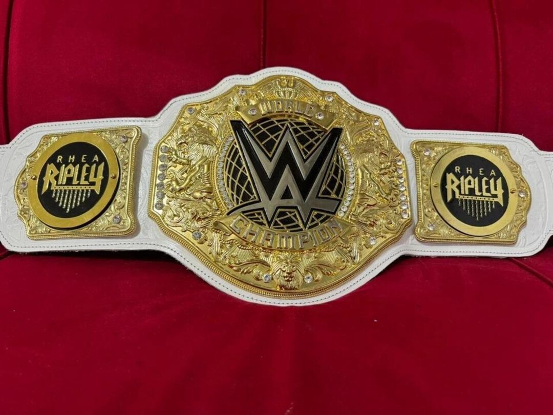 Rhea Ripley World Heavyweight Championship Belt - Custom Rhea Ripley ...