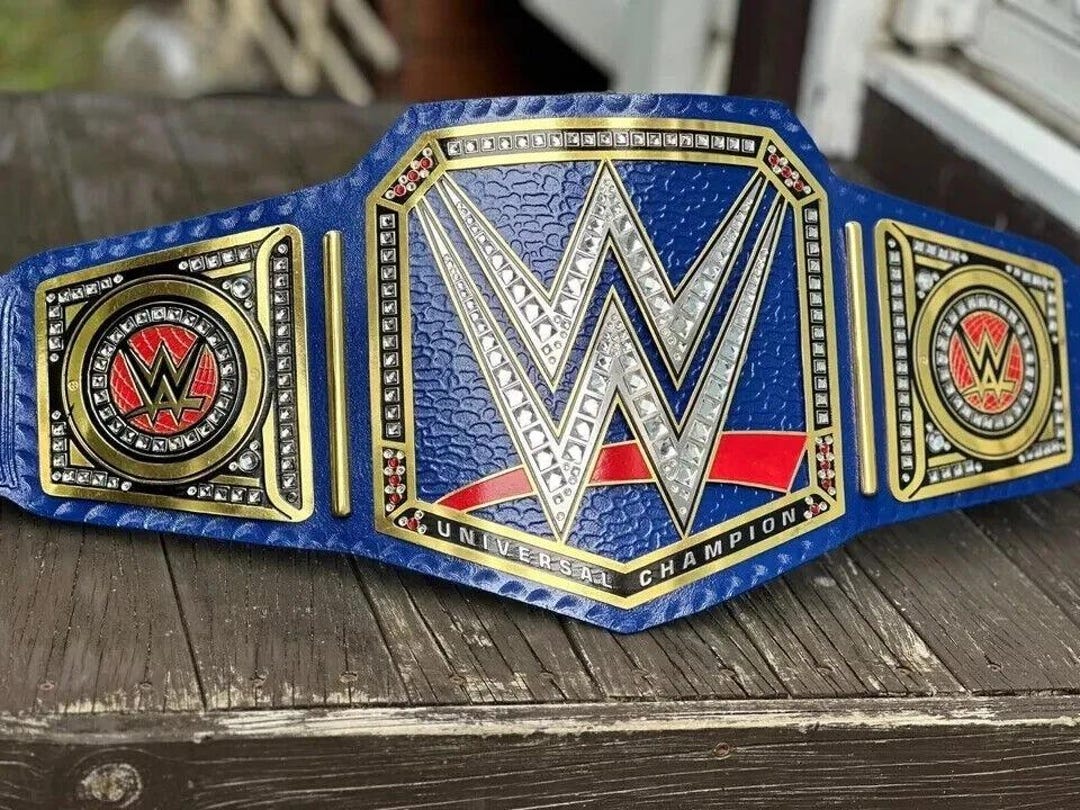 New Custom World Heavyweight Universal Championship Belt - Handmade ...