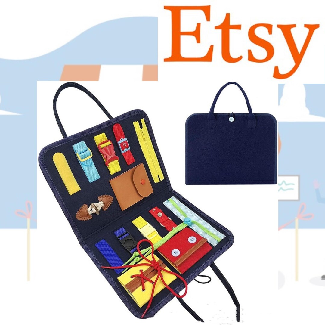 New Busy Quiet Book Children's Board Dressing and Buttoning Learning ...