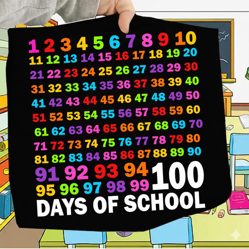 100 Days of School PNG Bundle, Math Teacher Shirt Design, 100th Day ...