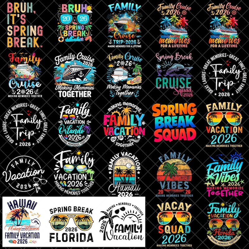 Spring Break 2026 Svg - Etsy