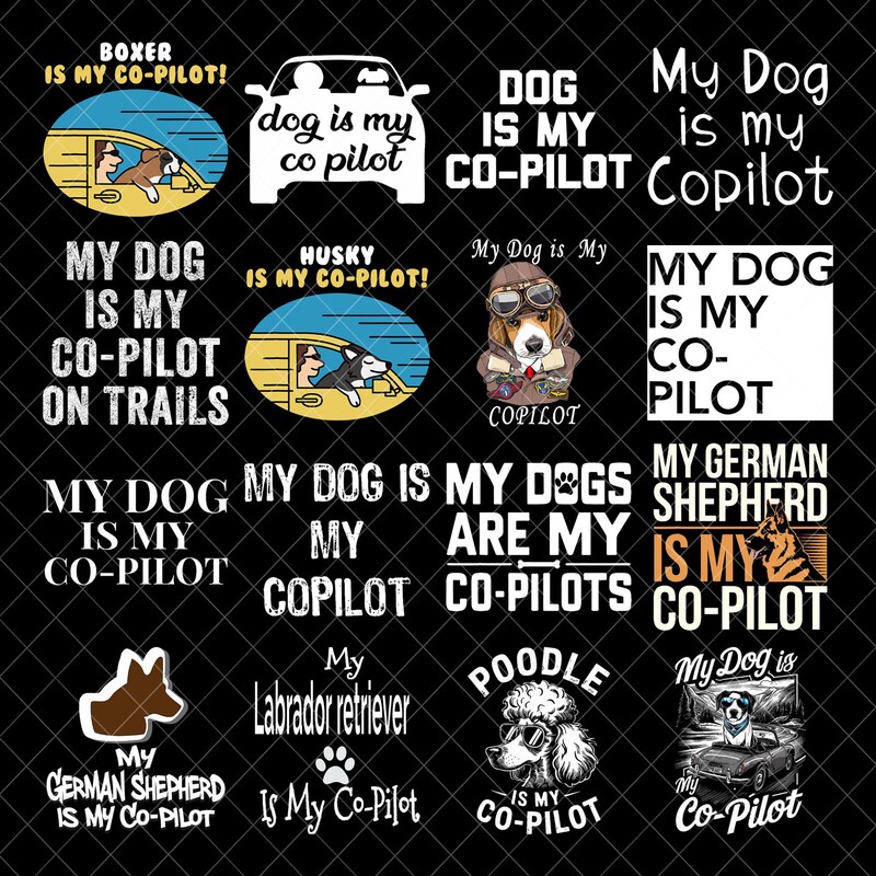 My Dog is My Copilot - Etsy