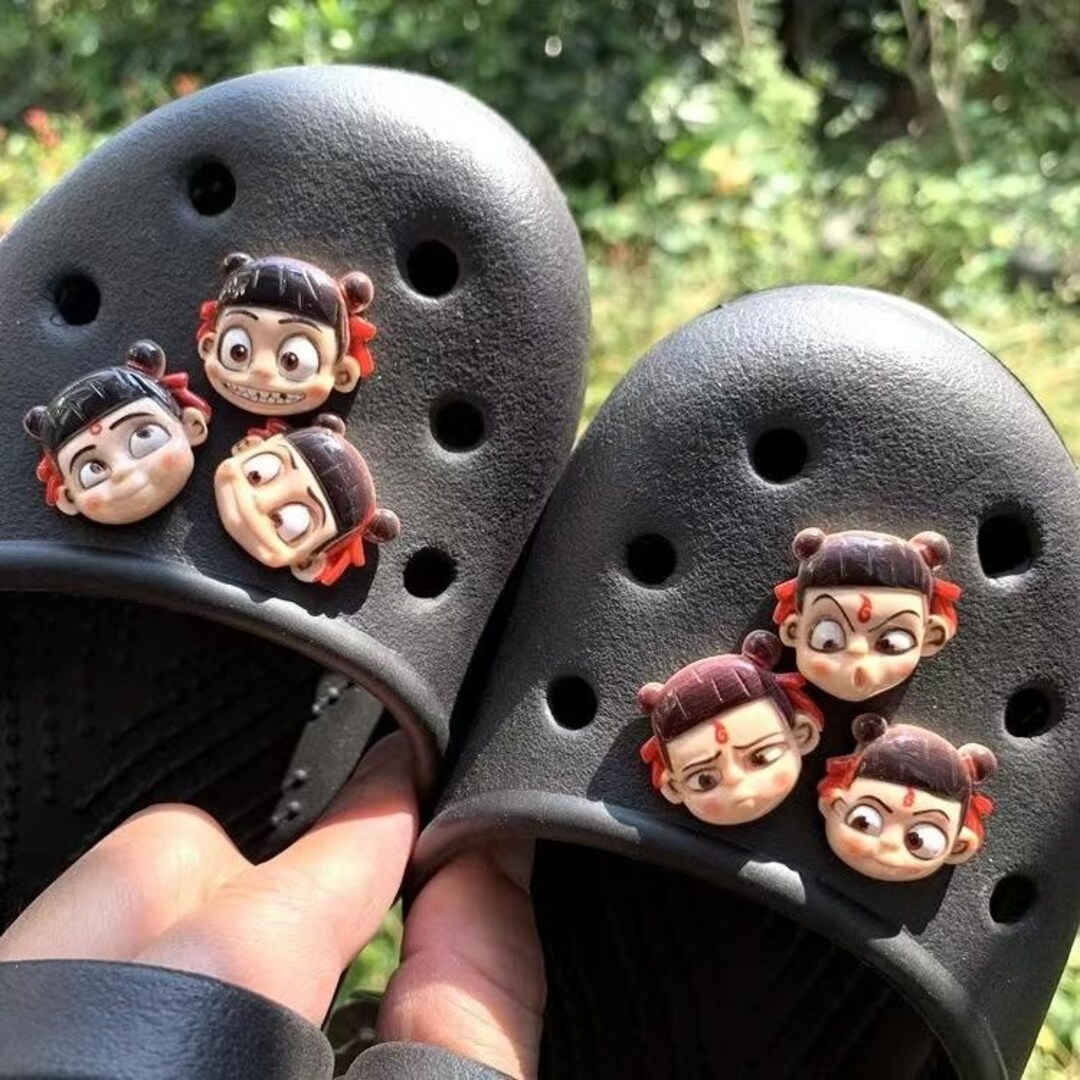 Nezha,diy Shoe Decoration, Cartoon, Cute Nezha, Shoe Accessories, Funny ...