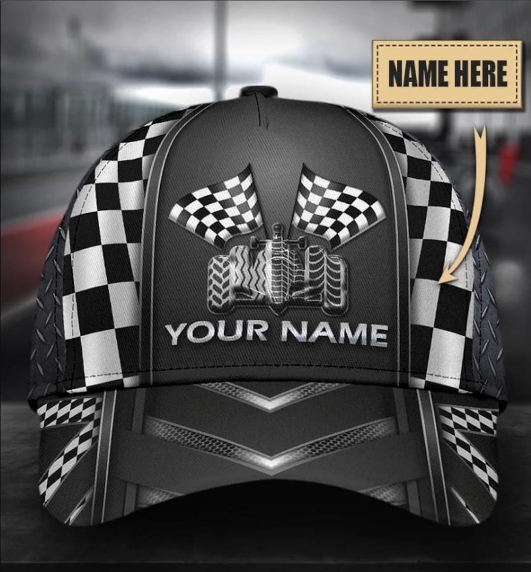 Personalized Cap, Formula One Racing Cap – Personalized Printed 3D Cap ...