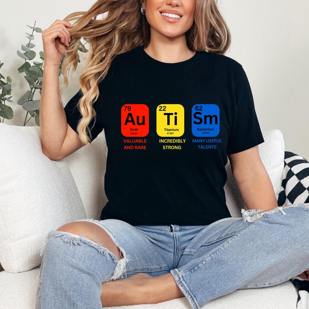 Autism Awareness Elements Periodic Table PNG | Periodic Table Tea ...