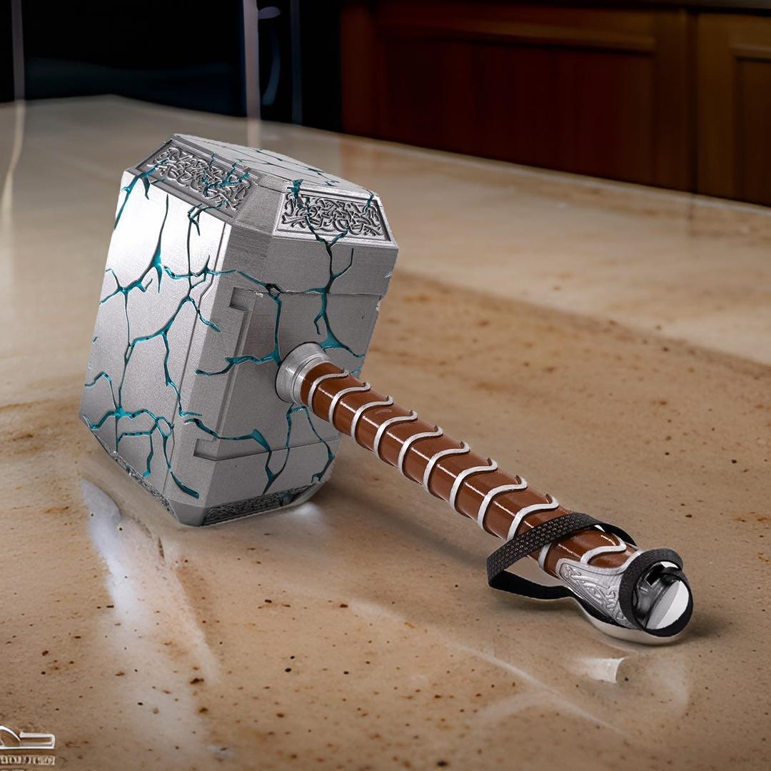 Thor Mjolnir Glow-in-the-dark Hammer – Marvel Cosplay & Collectible ...