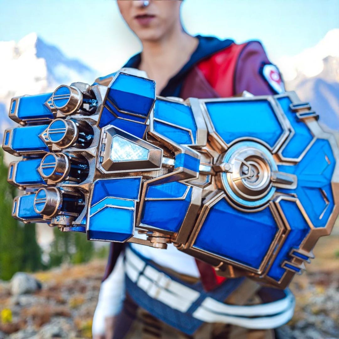 Arcane Vi Gauntlet – 3D Printed Mechanical Arm Replica | League of ...