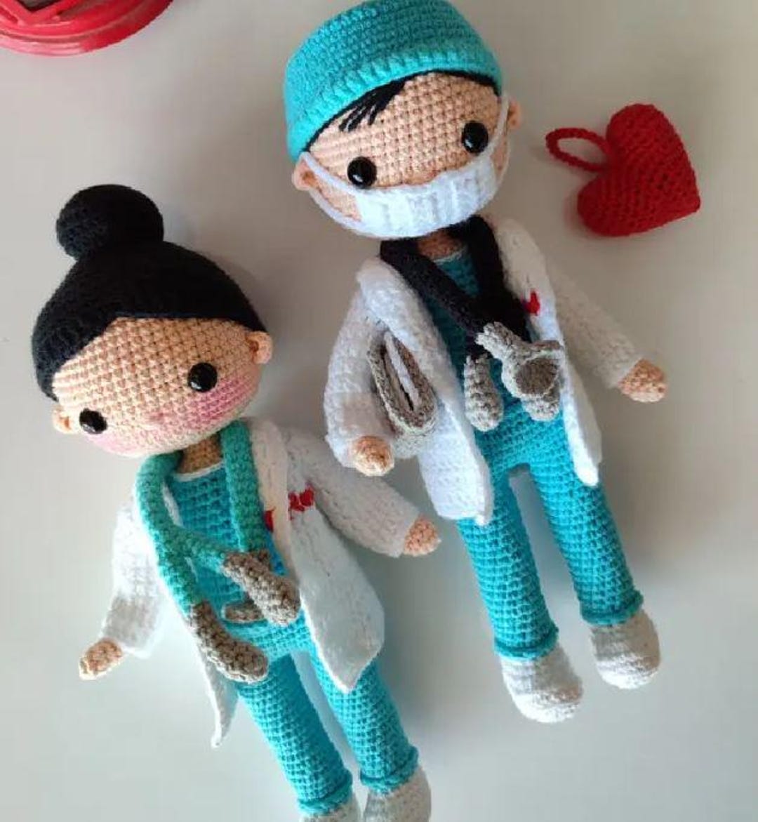 Doctor Amigurumi, Amigurumi Crochet Pattern, No Sew Crochet, Doctor ...