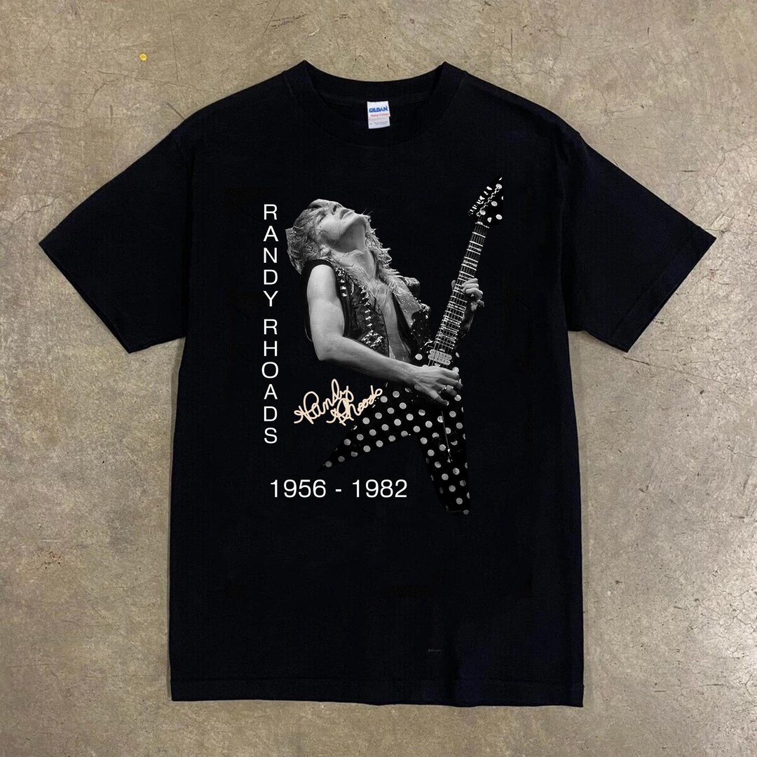 Vintage Unisex Randy Rhoads T-shirt Retro Randy Rhoads Shirt Randy ...