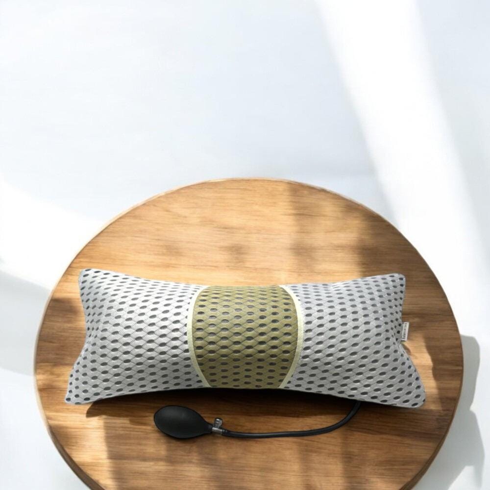 Inflatable Lumbar Cushion | Portable Back Support Pillow | Adjustable ...