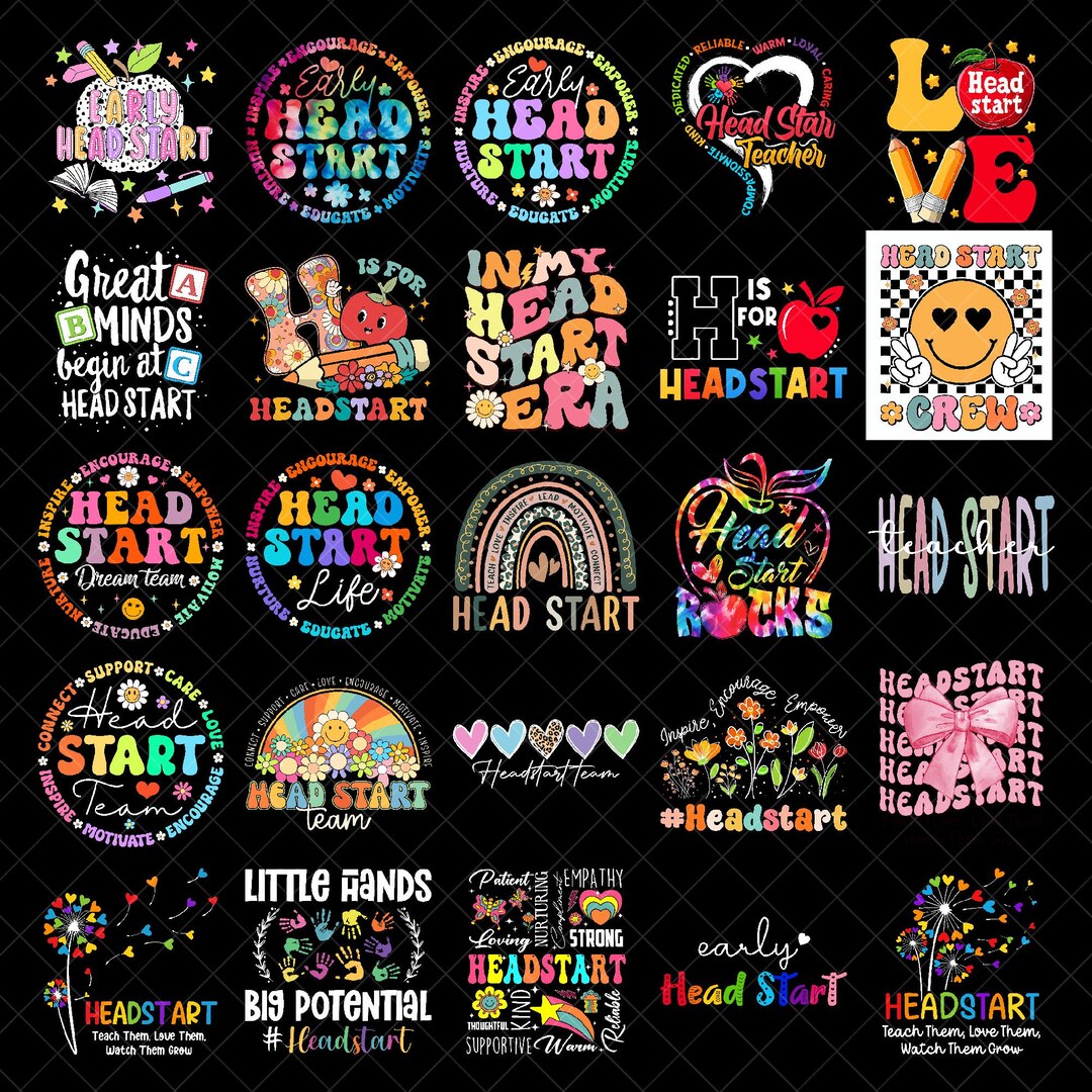 Head Start Teacher PNG, Early Head Start Crew Sublimation, Preschool ...