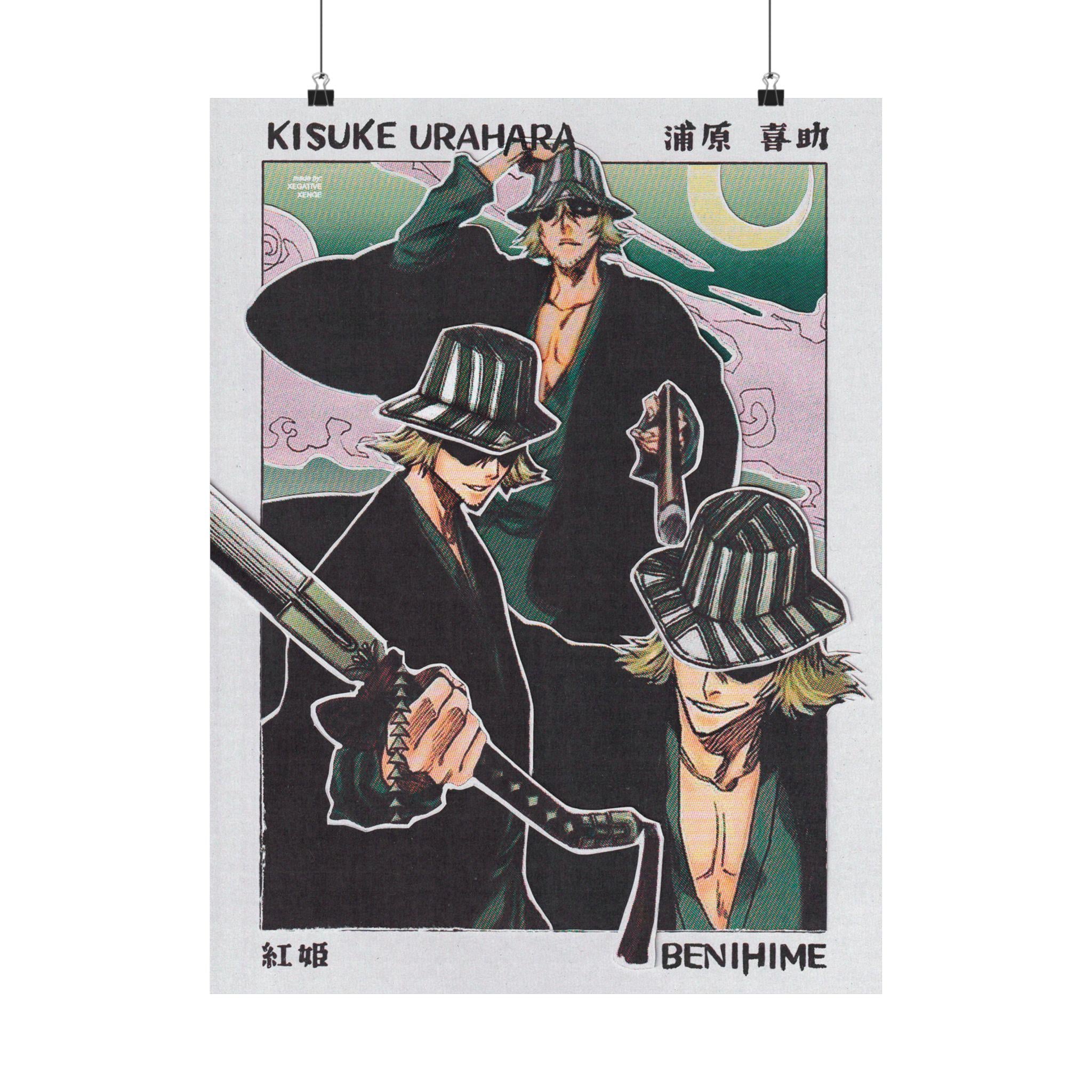 Anime Art Poster | Kisuke Urahara Print | Cool Wall Decor | Dorm Room ...