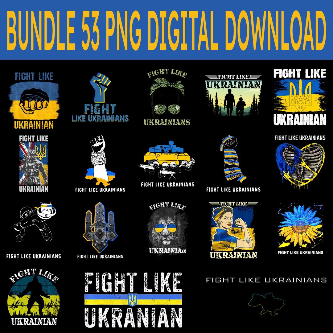 Fight Like Ukrainians Png, Support Ukraine Png, Pro Ukraine Png ...