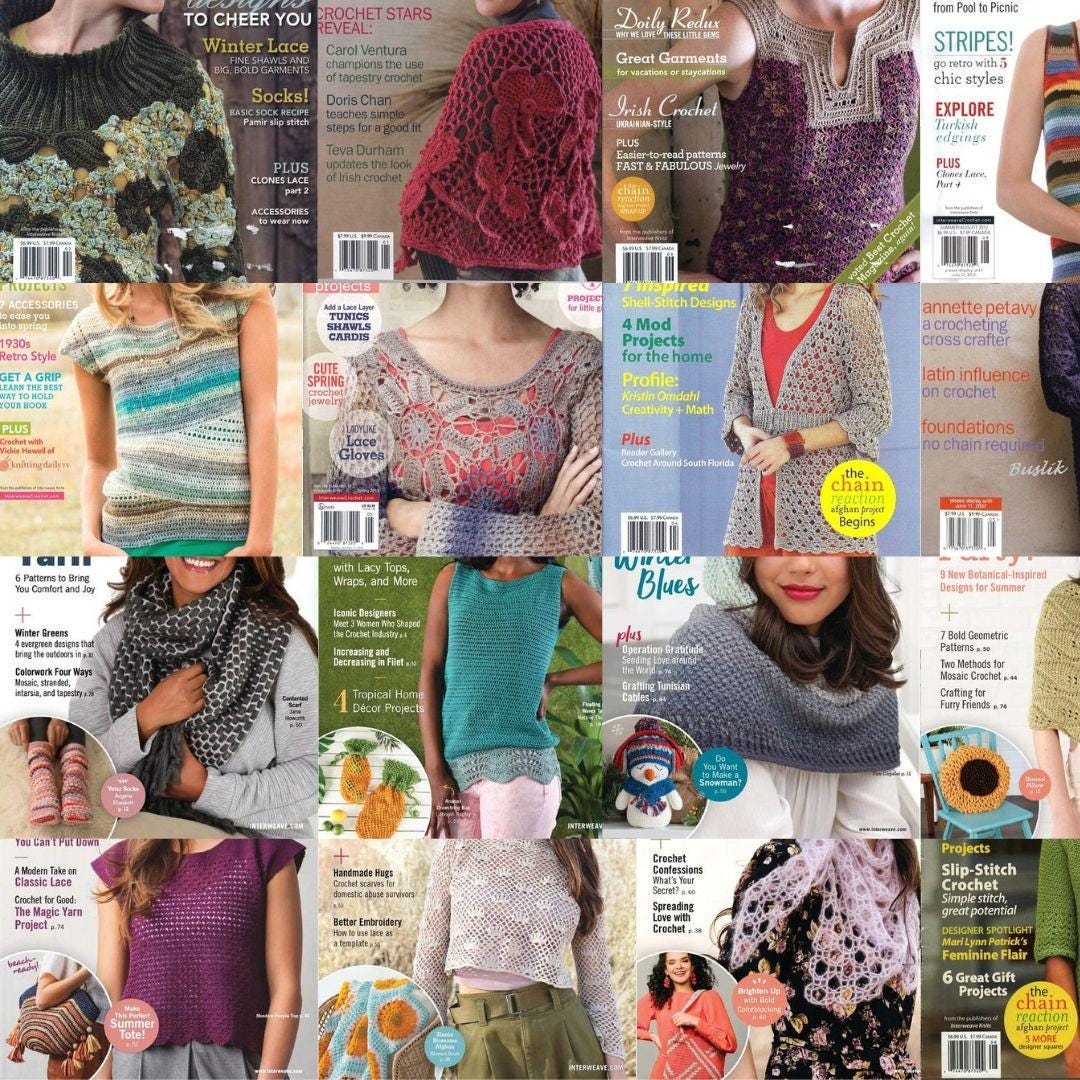 59 Interweave Crochet Magazine: Patterns & DIY Projects (PDF Download ...