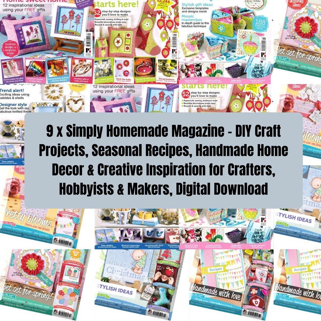 Simply Homemade Magazine: DIY Crafts & Seasonal Recipes (digital ...