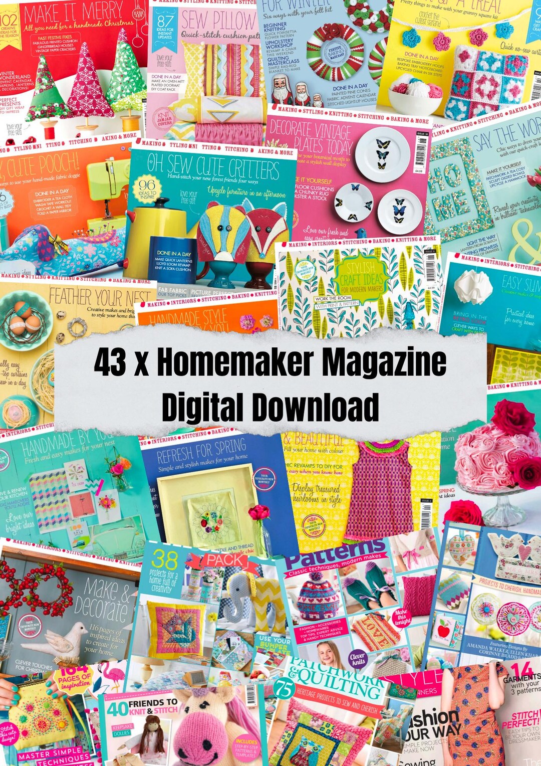 43 Homemaker Magazine Crafts Edition, DIY, Interiors (digital Magazine ...