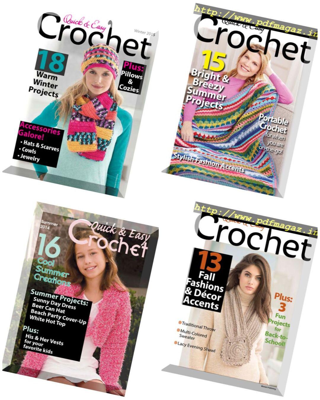 20 X Quick and Easy Crochet Magazine, Crochet Pattern Guide, Beginner ...