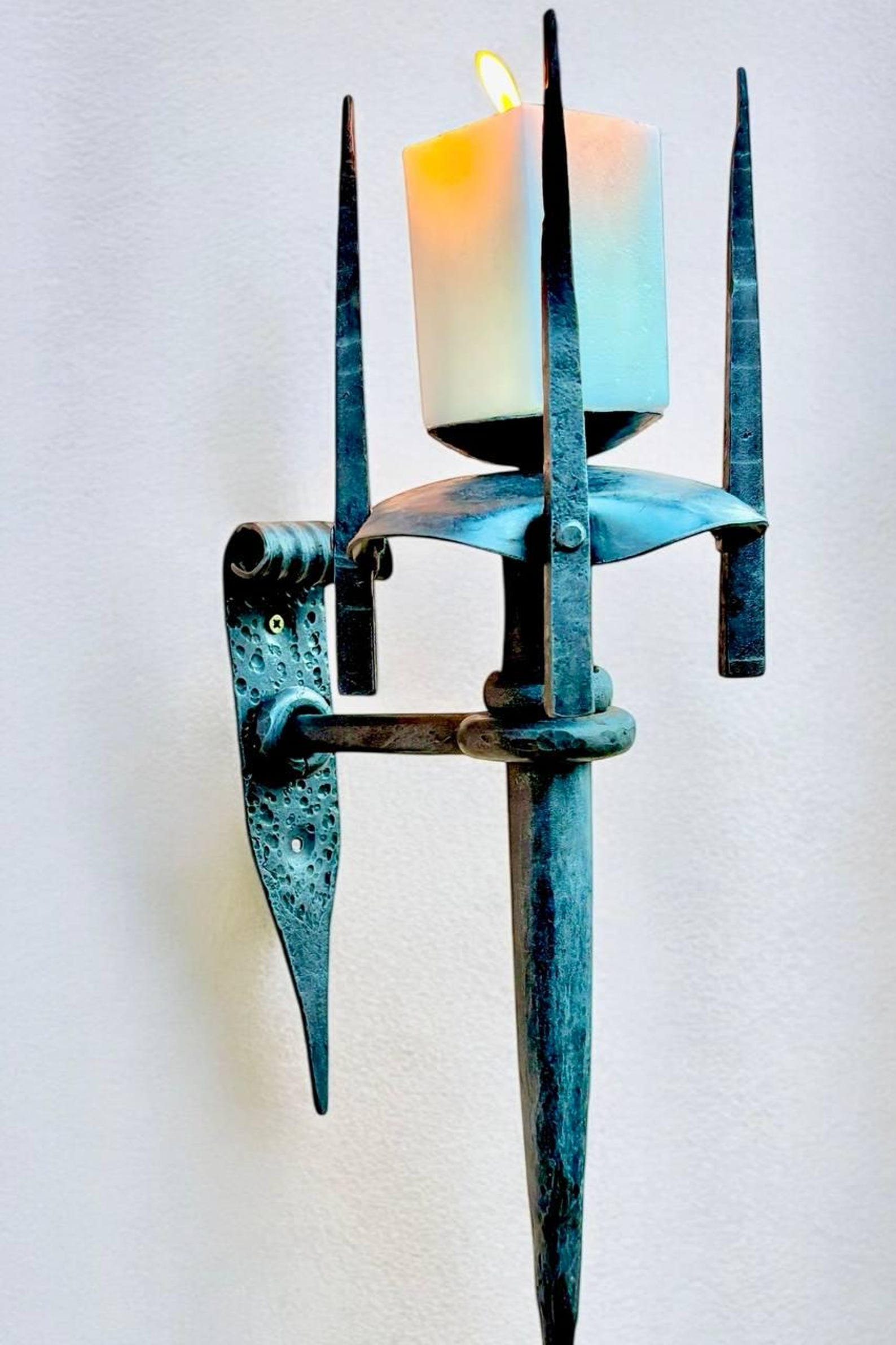 Castle Torch Sconce. Iron Medieval Style Wall Light.fantastic Gift for ...