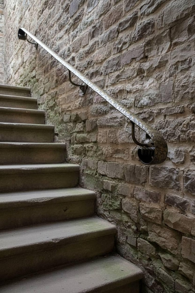 Luxury Stair Railing With Swing Brackets, Custom Length 16"-79", 2 ...