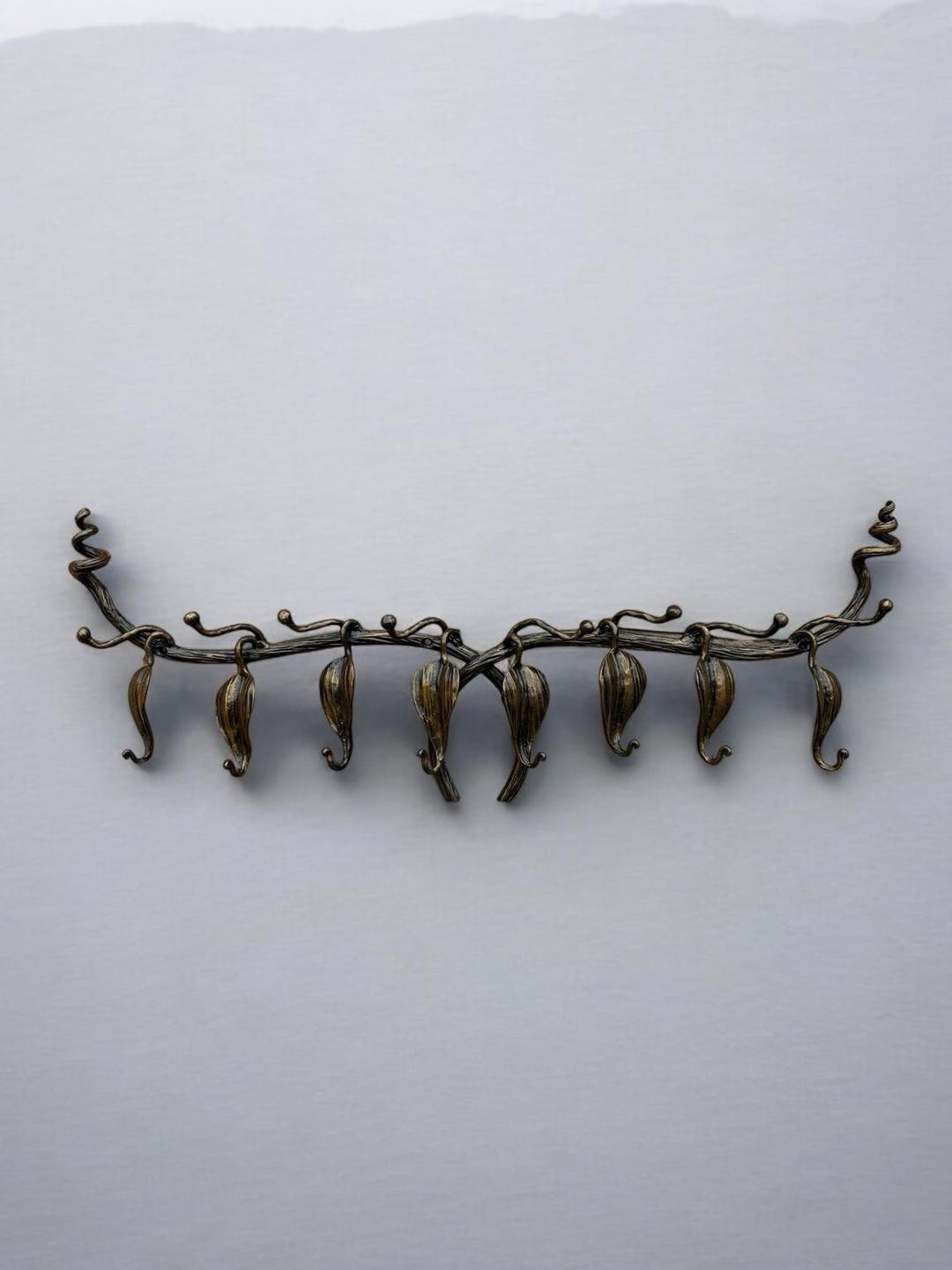 Wrought Iron Wall Coat Rack-handmade Hallway Organizer-french Cottage ...