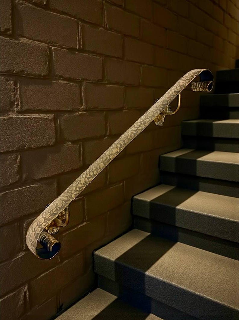 Luxury Stair Railing With Swing Brackets, Custom Length 16"-79", 2 ...