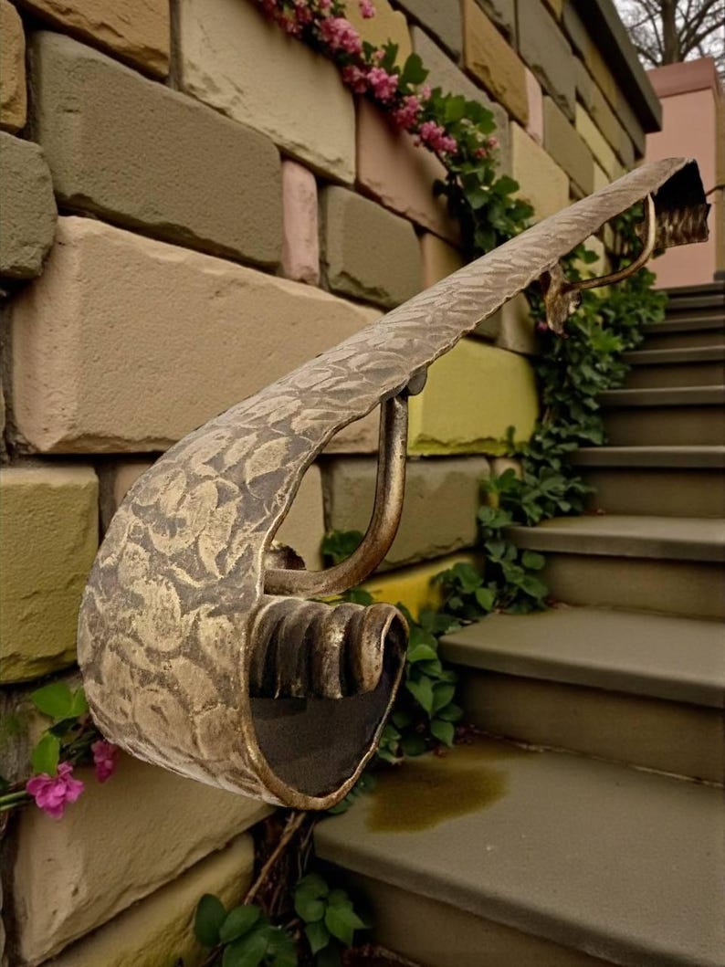 Luxury Stair Railing With Swing Brackets, Custom Length 16"-79", 2 ...