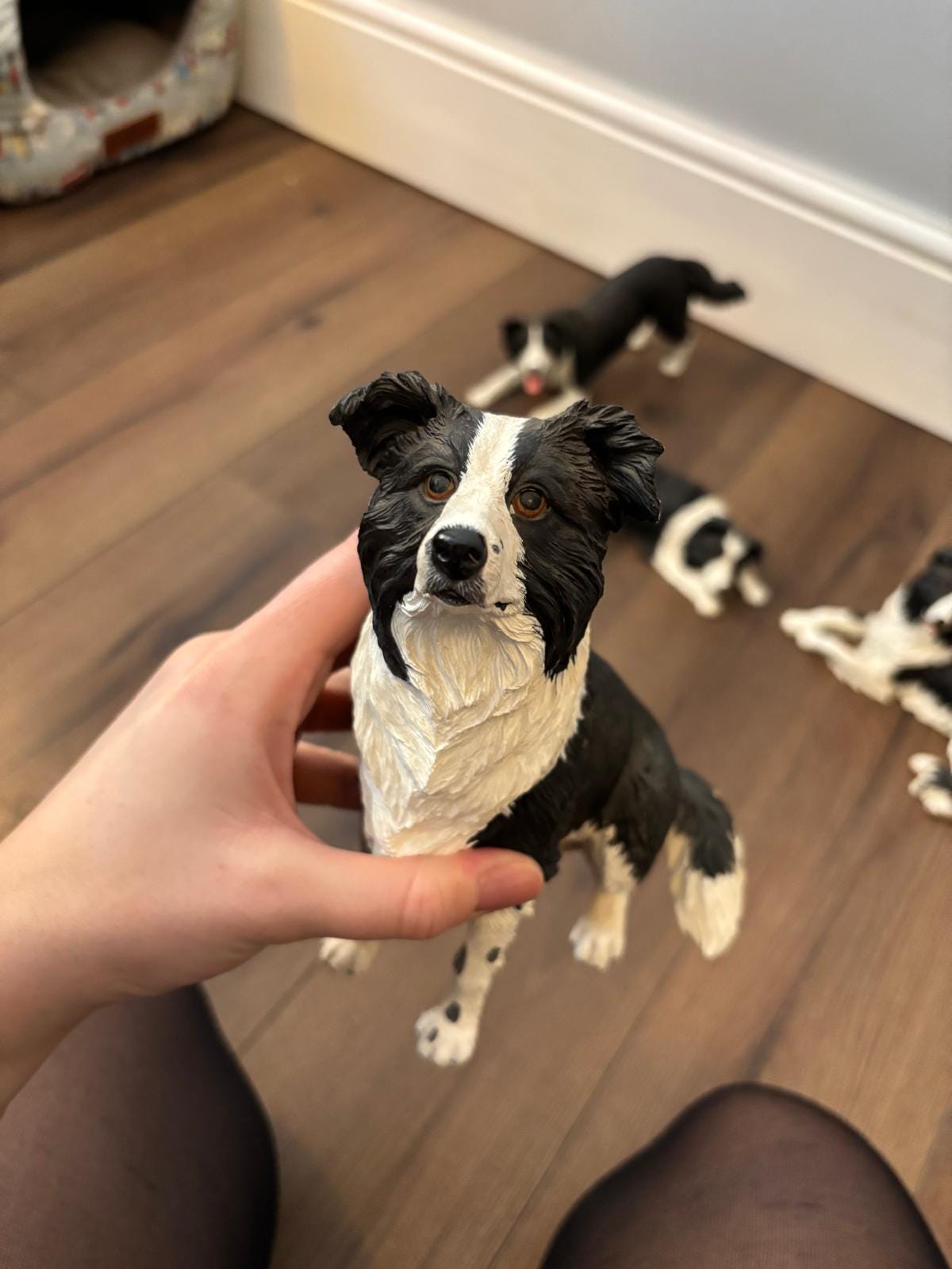 Rare Danbury Mint the Devoted Border Collie Collection X6 Figures ...