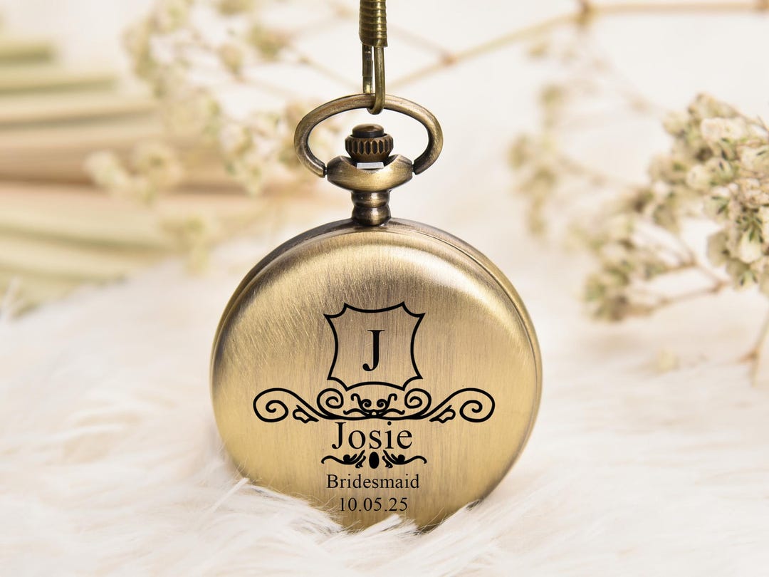 Personalized Pocket Watch With Name,custom Engraved Pocket Watch Gift ...