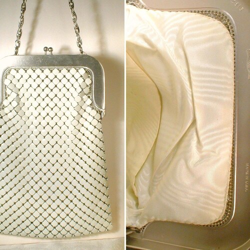 PRISTINE Art Deco Champagne Ivory Flapper Purse Bridalwhiting - Etsy