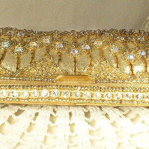 PRISTINE Walborg Vintage Rhinestone Art Deco Flapper Purse, Gold ...