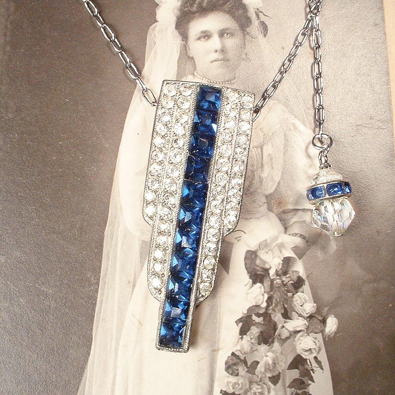 Art Deco Necklace - Etsy