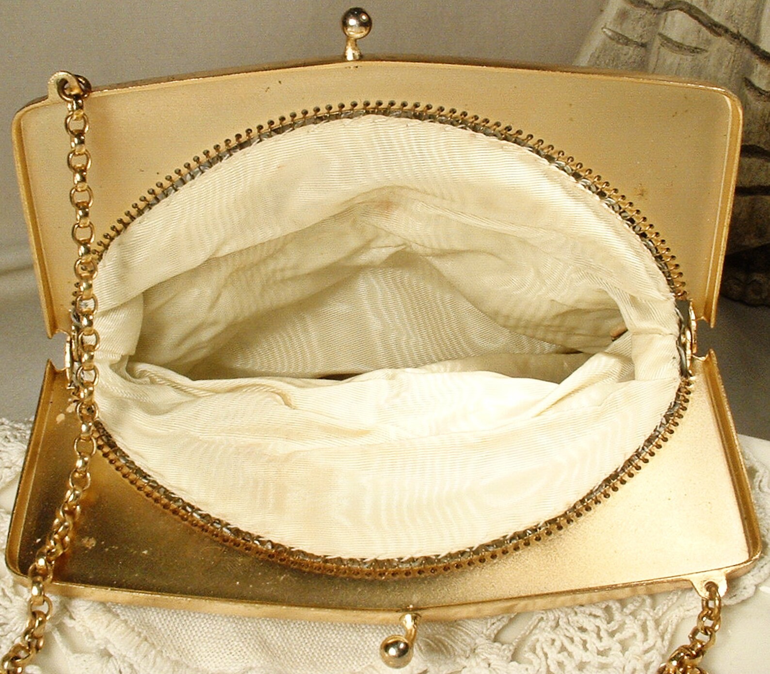 PRISTINE Art Deco Champagne Ivory Flapper Purse Bridalwhiting - Etsy