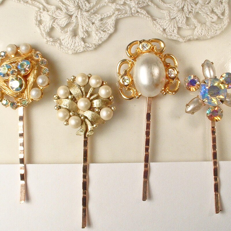 Vintage Hair Pins - Etsy