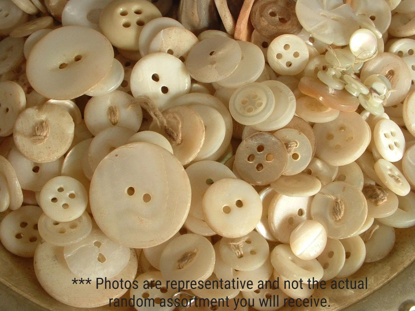 Vintage Mother of Pearl Buttons Lot of 50 Antique Sewing - Etsy UK